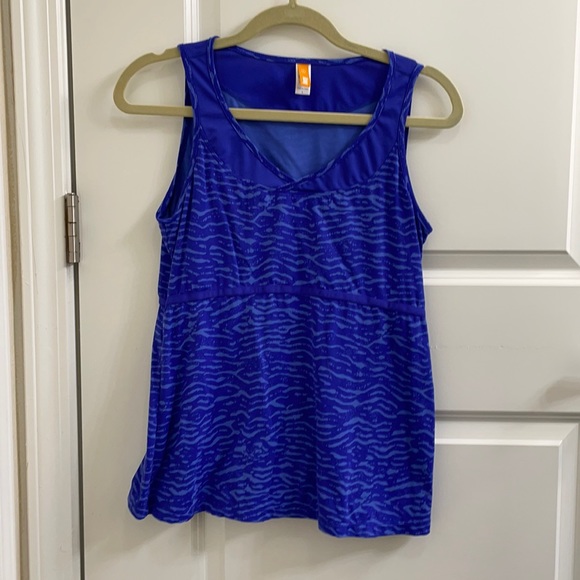 Lucy | Tops | Lucy Tank In Bluepurple Pattern Sz Large Euc | Poshmark